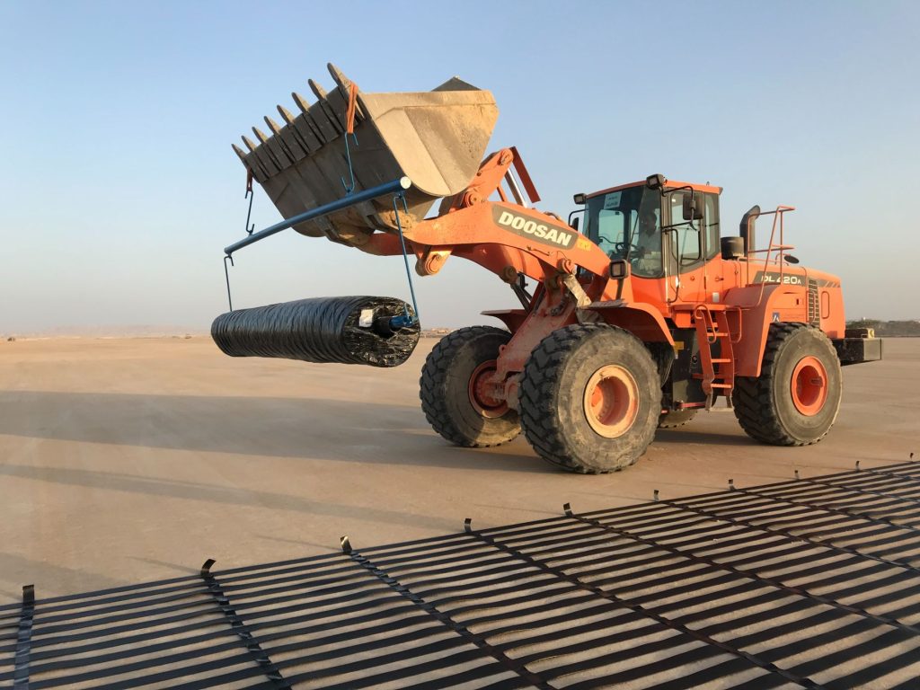 Renforcement sur sol compressible - Maccaferri France