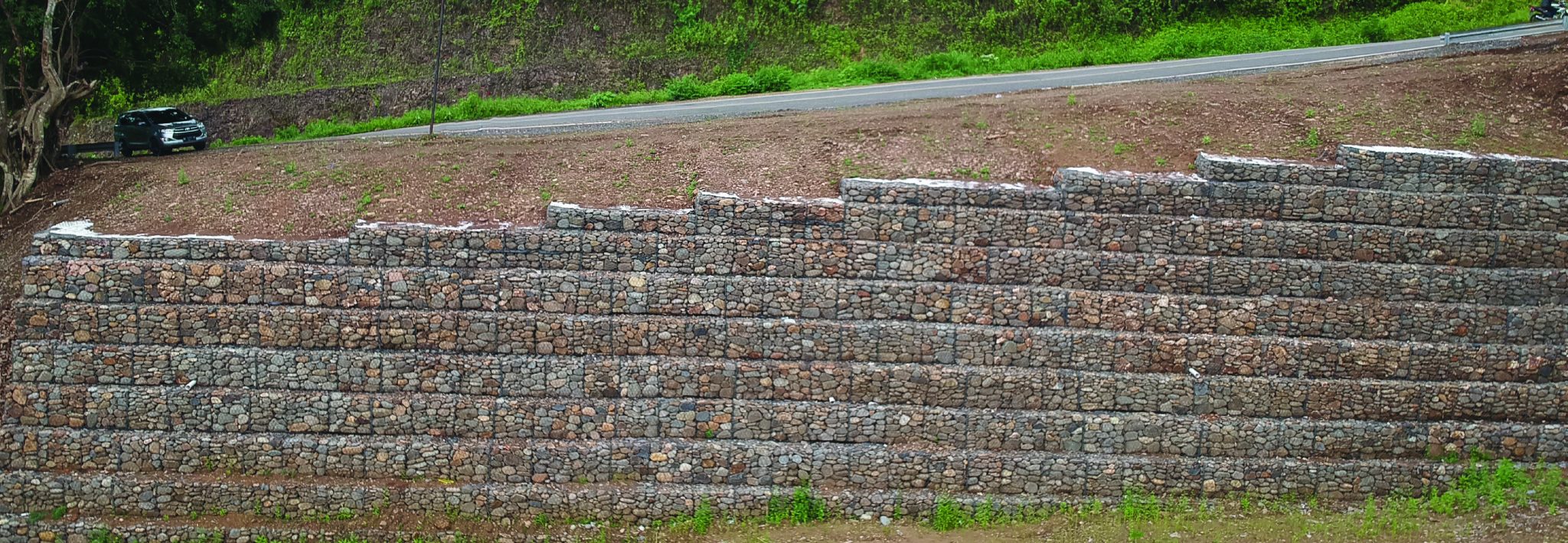 Paramesh System from Maccaferri for the Bajo - Malawatar Road Segment