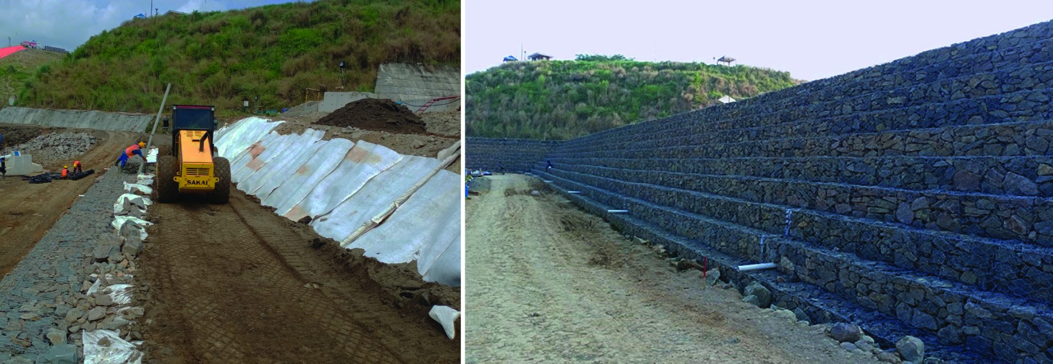 Paramesh System From Maccaferri To Reduce Erosion Risk at Sadawarna Dam