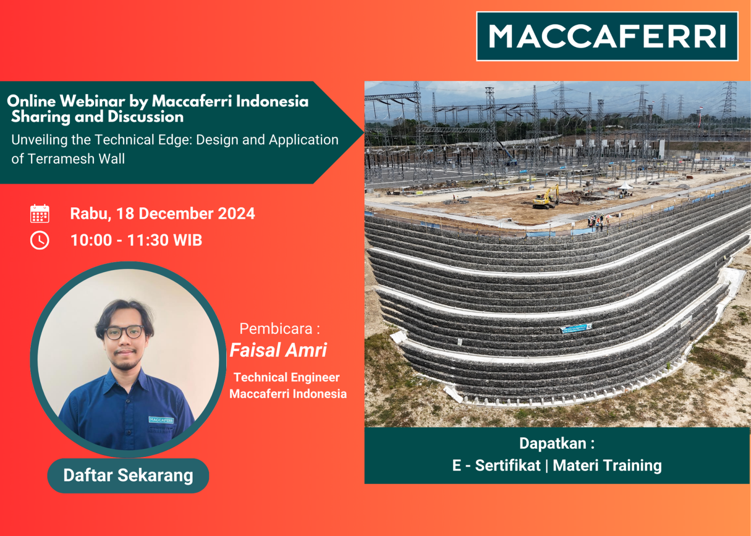 Online Webinar by Maccaferri Indonesia Sharing and Discussion ...