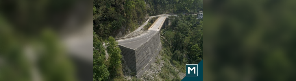 Maccaferri’s Reinforced Soil Wall for Kalikhola bridge - Maccaferri India