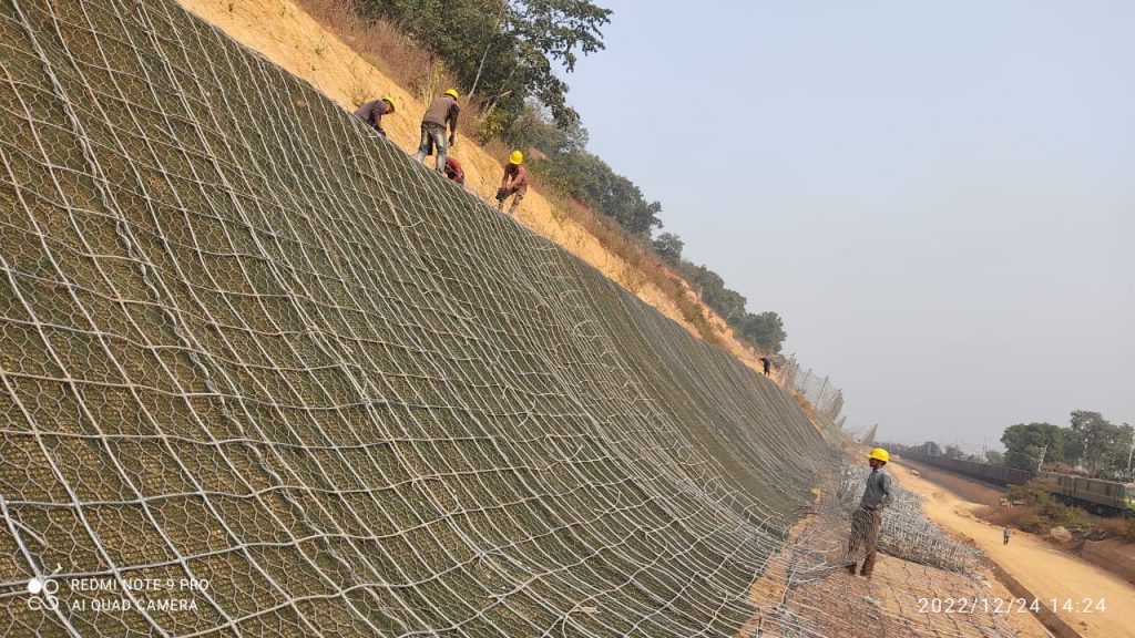 SLOPE PROTECTION MEASURES FOR EAST CENTRAL RAILWAYS