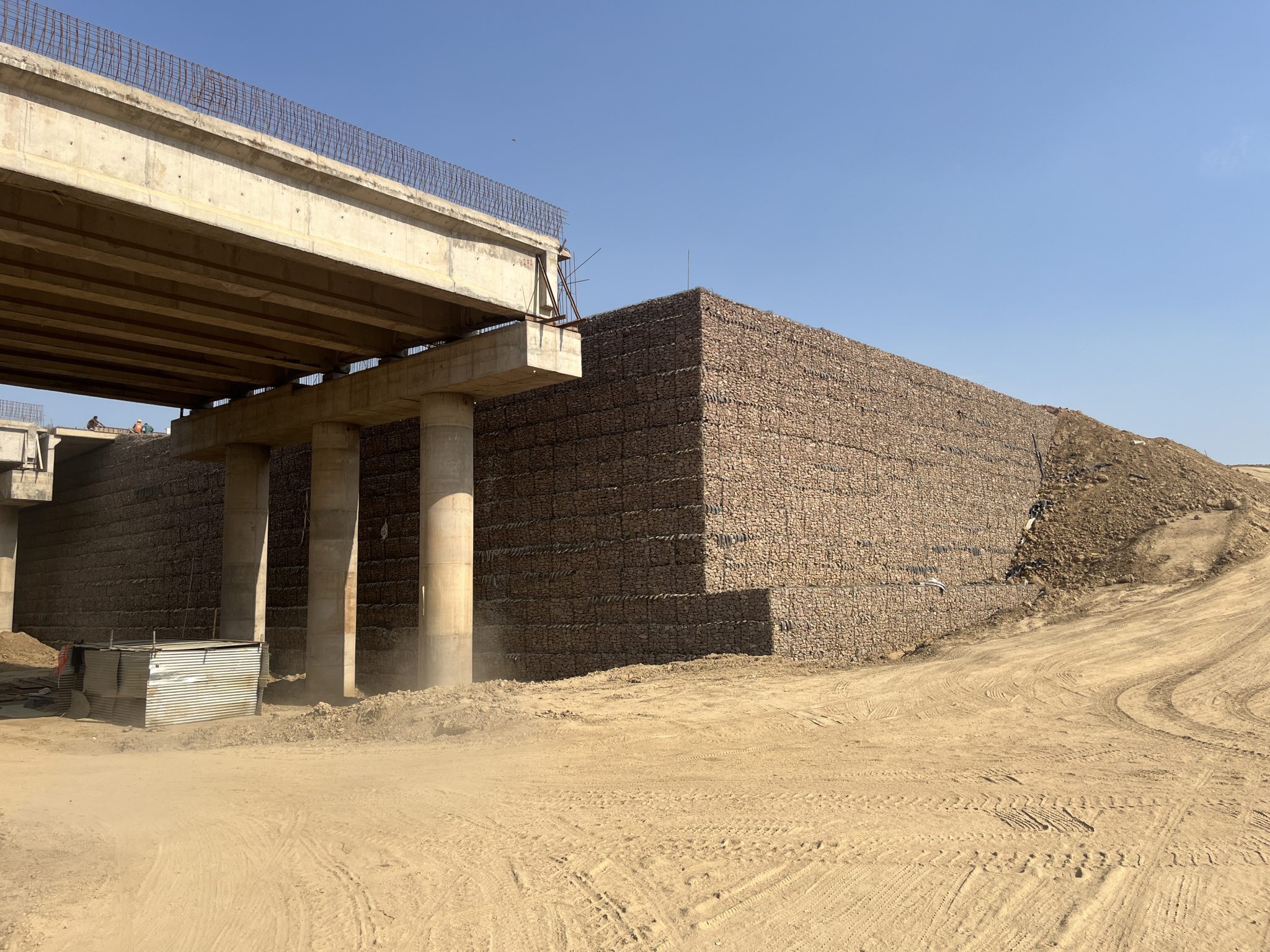 Reinforced Soil Wall Structure at NH148, Kota, Rajasthan