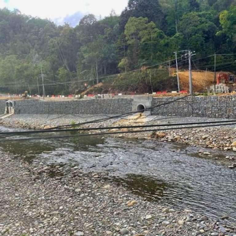 Reinforced Soil Wall with Terramesh in Kota Belud, Sabah - Maccaferri ...