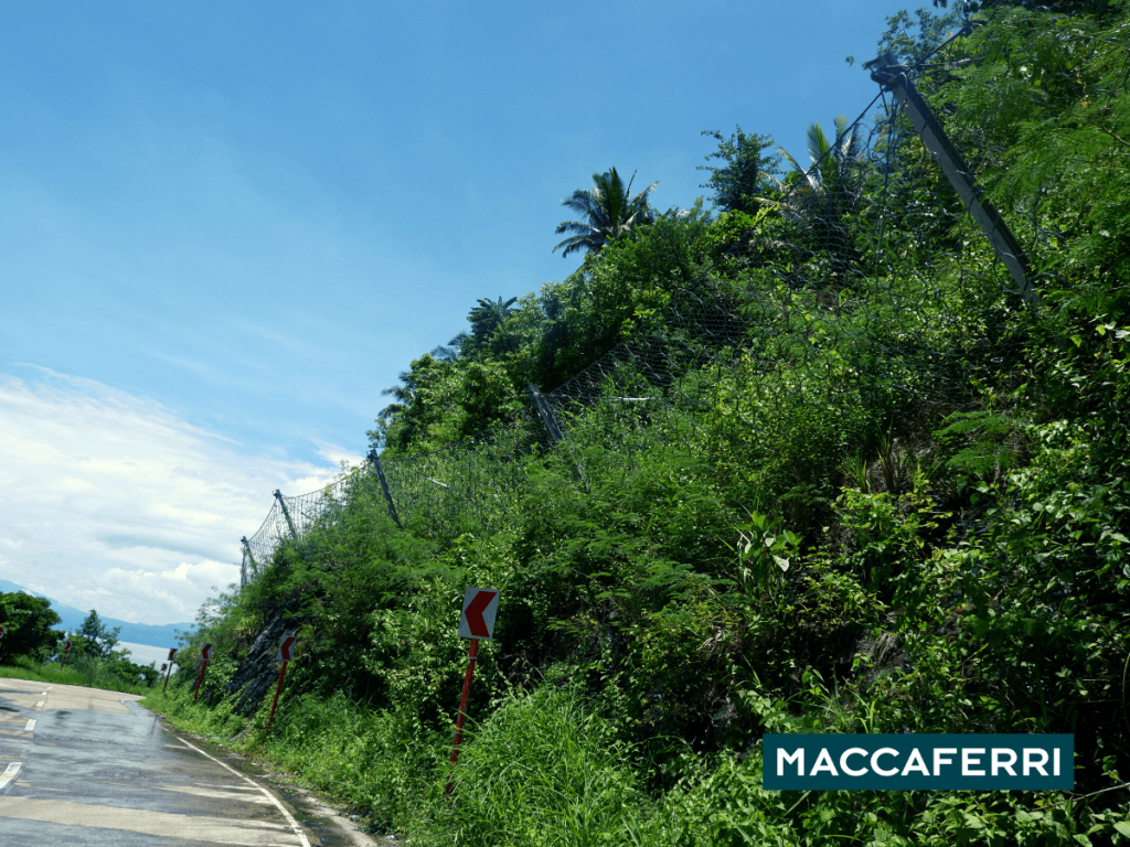 Dynamic Rockfall Barrier in Lagonoy-Presentacion Road, Camarines Sur ...