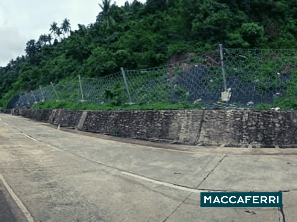 Dynamic Rockfall Barrier in Lagonoy-Presentacion Road, Camarines Sur ...